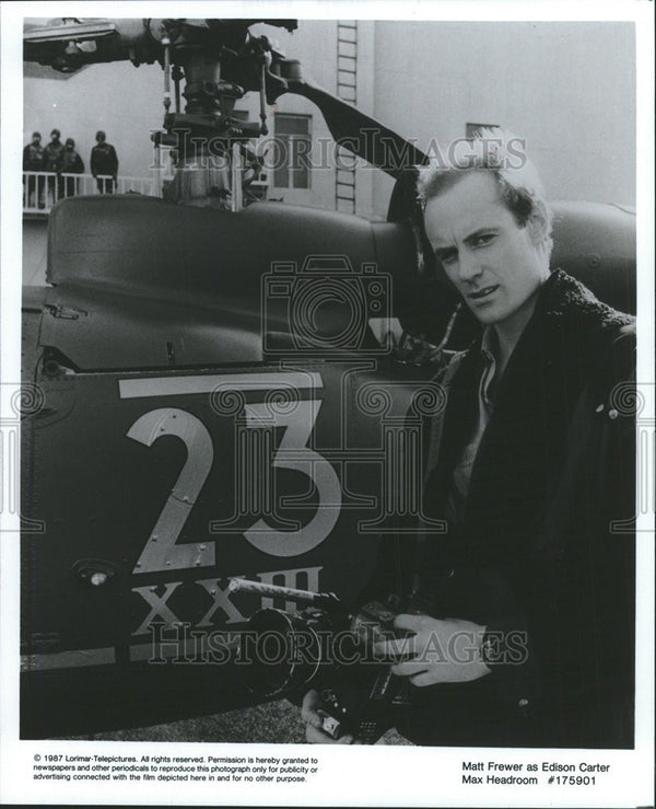 1987 Press Photo Matt Frewer/Canadian American Actor/Max Headroom ...