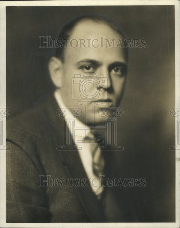 1927 Press Photo Allan Loeb American Screenwriter Things Lost New Amst ...