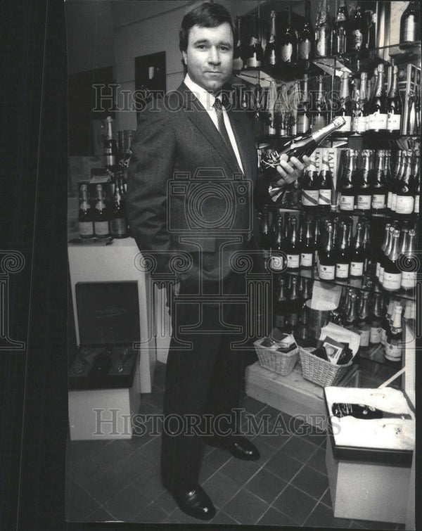 1987 Press Photo US Sprint Midwestern Marketing VP Jeffrey Locke ...
