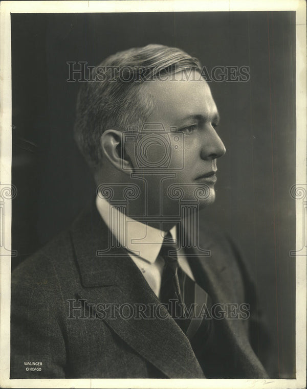 1934 Press Photo Martin H. Kennelly resigned from his Park Board posit ...