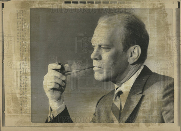 1969 Press Photo President Gerald R Ford Politician - Historic Images