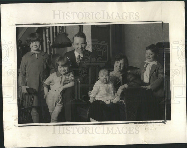 1927 Press Photo Mrs John William Chapman Children Lois Elaine Stuart ...