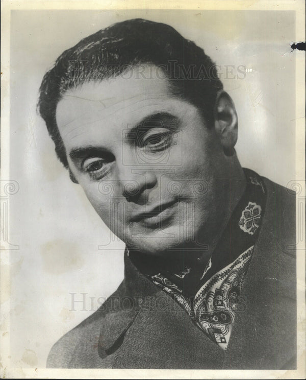 1960 Press Photo Gerhard Pechner Singer Sacristan Lyric Opera ...