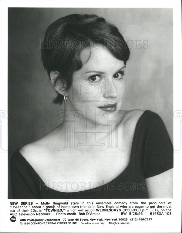 1996 Press Photo Molly Ringwald Stars From Producers Of Roseanne In To ...