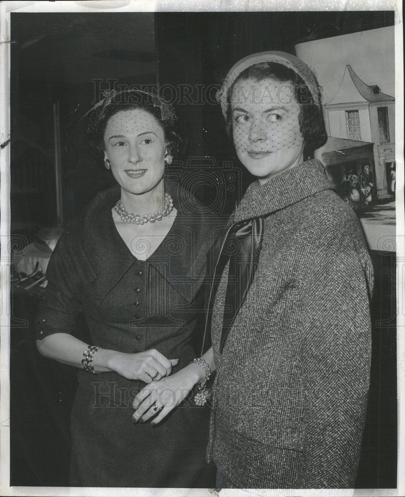 1955 Press Photo Mrs. Robert M. Ridinger Chicago City Socialite ...
