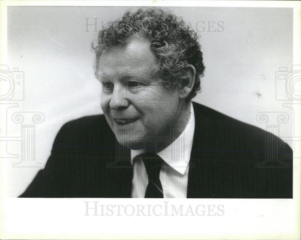 1985 Press Photo Richard Snelling Former Vermont Governor Trying Rally ...