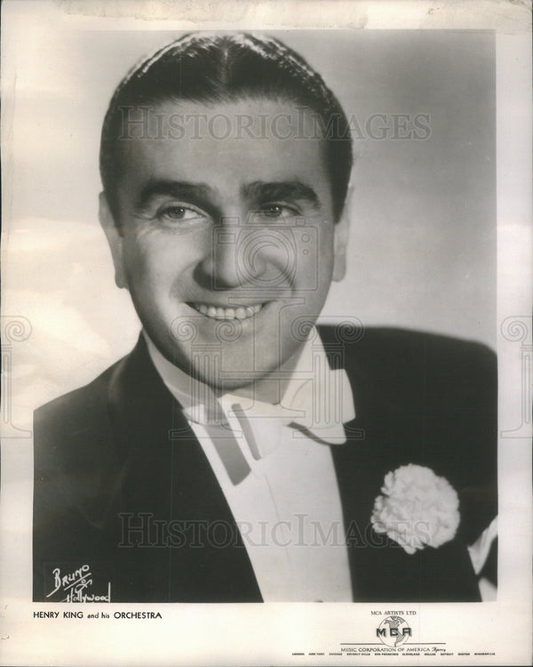 1953 Henry King orchestra Merriel Abbott musical comedy entertainer ...