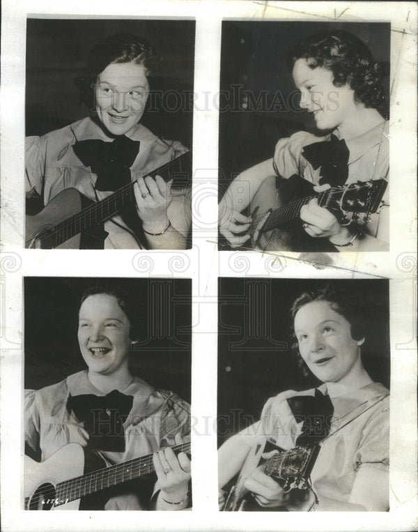 1937 Press Photo Myrtle Eleanor Cooper American Country Music Singer ...