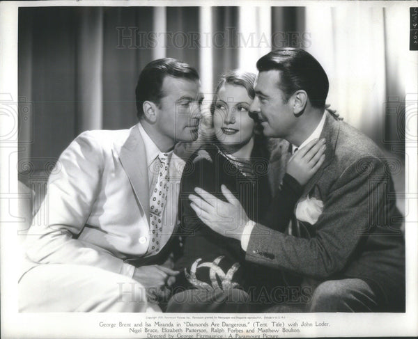 1940 John Loder Isa Miranda George Brent Paramount Pictures Role ...