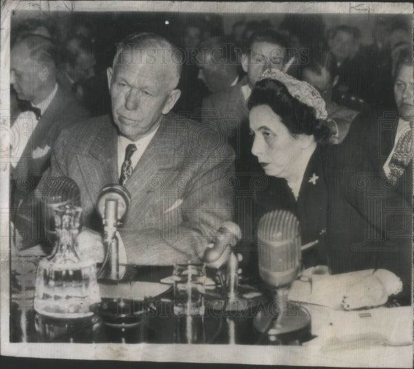 1951 Press Photo United State Secretary of State George Marshall ...