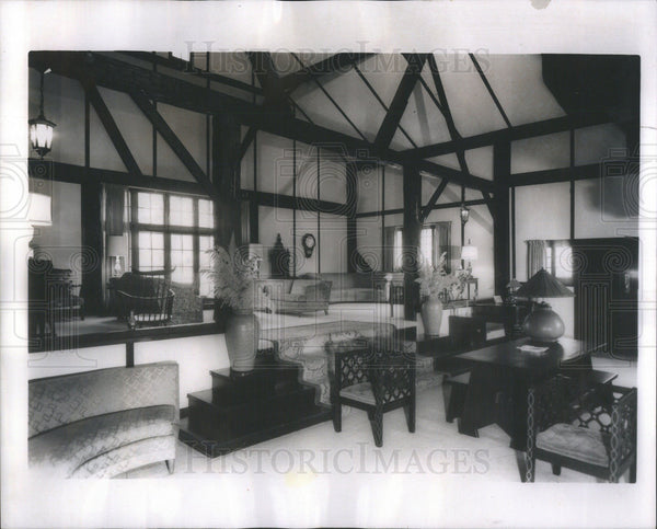 1961 Marxer family barn home River decorator Phyllis Mark chair ...