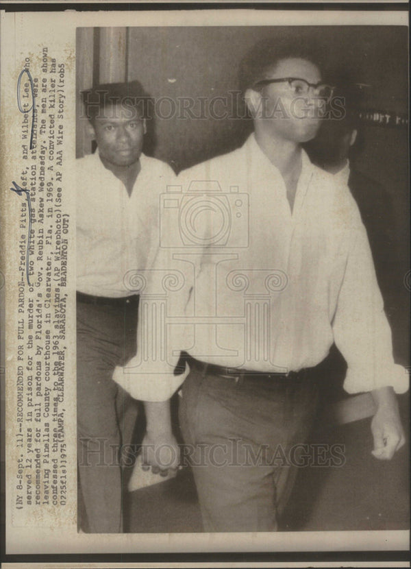 1975 Freddie Pitts Wilbert Lee White gas Station attention prison ...