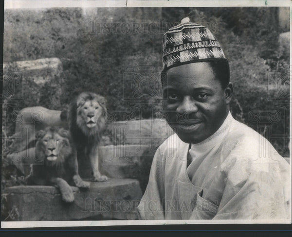 1971 Prince Leopold Prosper Begna of Cameroun Brookefield Zoo ...