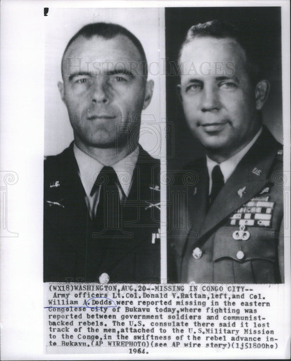 1964 William A Dodds American Military Colonel Kidnapped Chicago ...