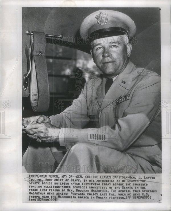 1951 J Lawton Collins American Army General World War II Chicago ...