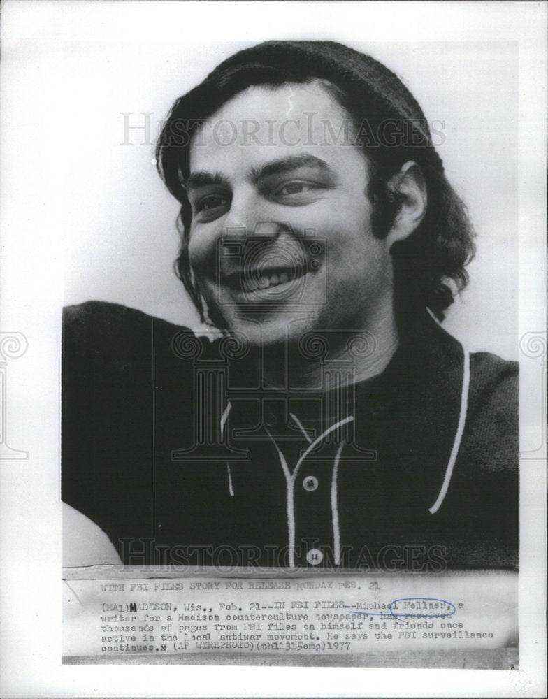 1977 Michael Fellner Madison counterculture writer newspaper FBI ...