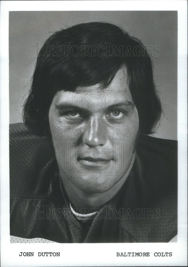 John Dutton Baltimore Colts Football Player - Historic Images