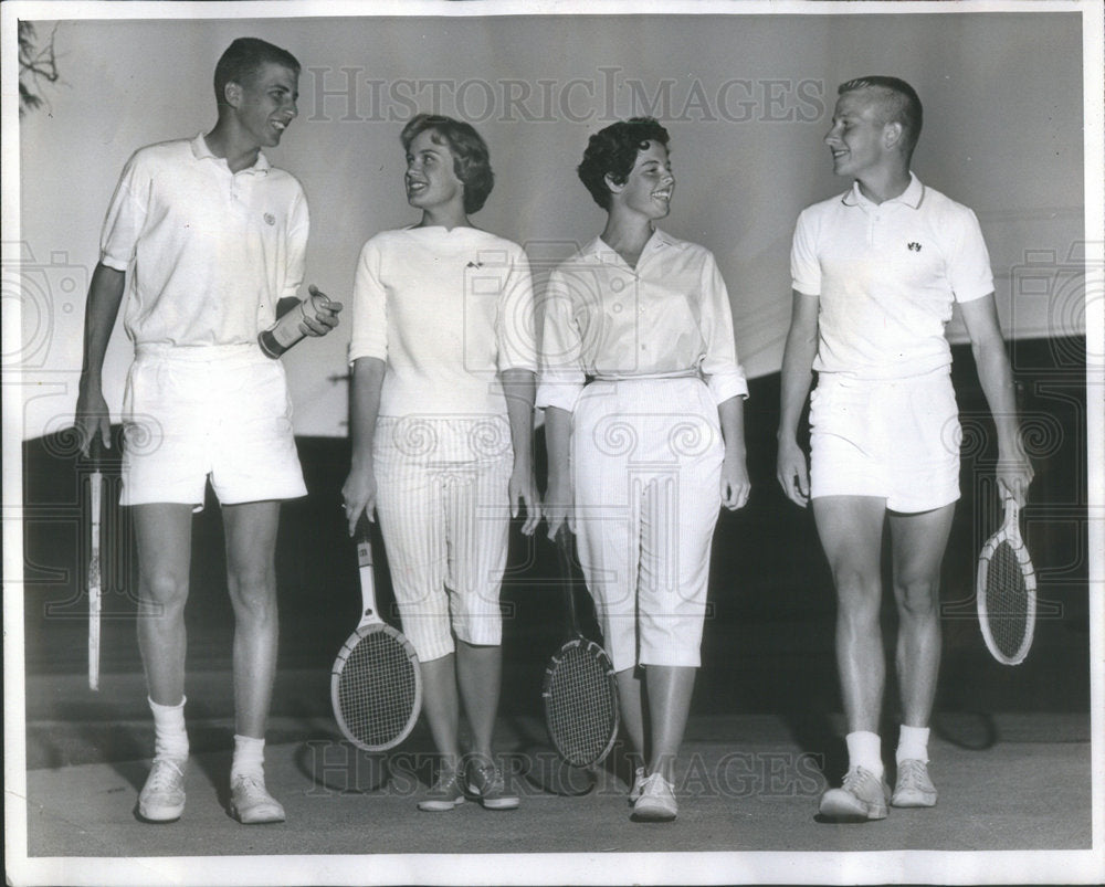 1960 DAVID LEAVER TENNIS PLAYER - Historic Images