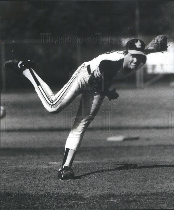 1981 Joliet Catholic Pitcher Mark Grant - Historic Images