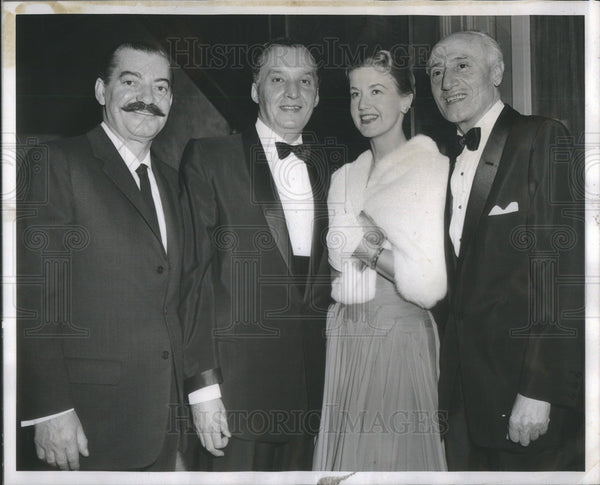 1958 Pix Jerry Colonna Michael Notaro Nicholas Dispenza Town Italy ...