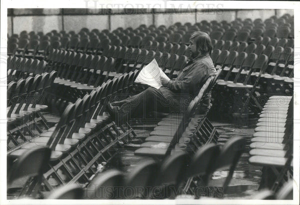 1978 Choral director Thomas Ppeck prowls Mozart Requie band shell ...