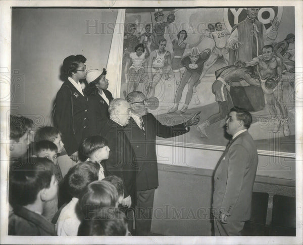 1953 William Scott Bernard Sheil John Walsh Bishop Barbara Jones ...