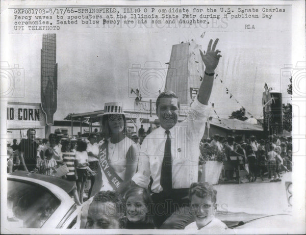 1966 GOP Candidate U.S. Senate Charles Percy Illinois State Fair ...