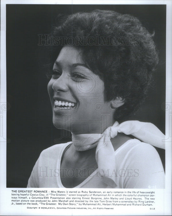 1977 Mira Waters Ruby Sanderson Cassius Clay The Greatest - Historic Images