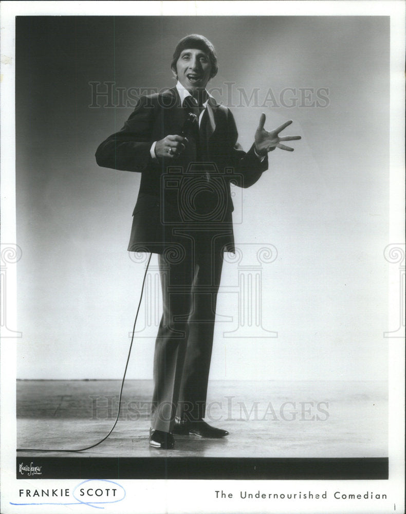 1971 Frankie Scott American Comedian Singer - Historic Images