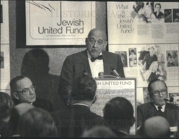 1968 David Silbert President Jewish Welfare Fund - Historic Images