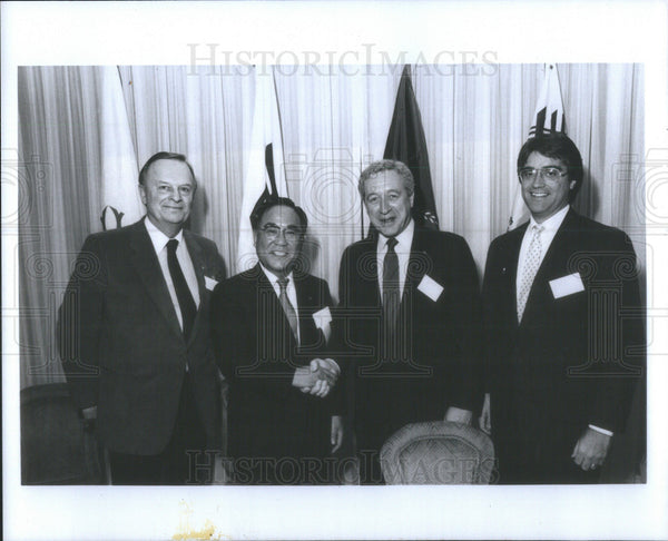 William Wardle Fujio Mitarai Mark Miles Cannon Sponsorship Olympic ...