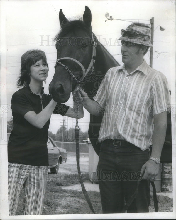 1971 Trainer Nelson Willis ShowsOff Pacer Below Zero Washington park ...