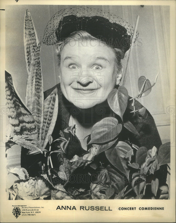 1977 Anne Russell Concert Comedian at the Ochestra Hall - Historic Images