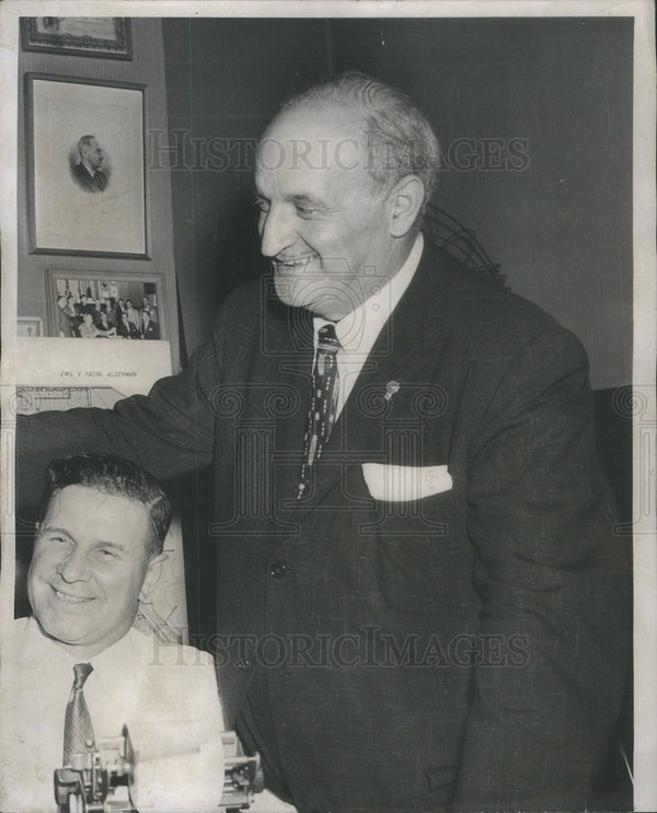 1957 Emil V. Pacini, Alderman of the Tenth Ward, Chicago - Historic Images