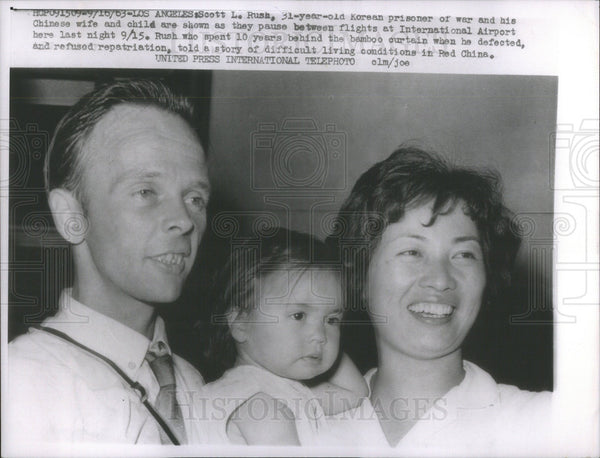 1968 Scott Rush Defector Prisoner War Wife Child Los Angeles - Historic ...