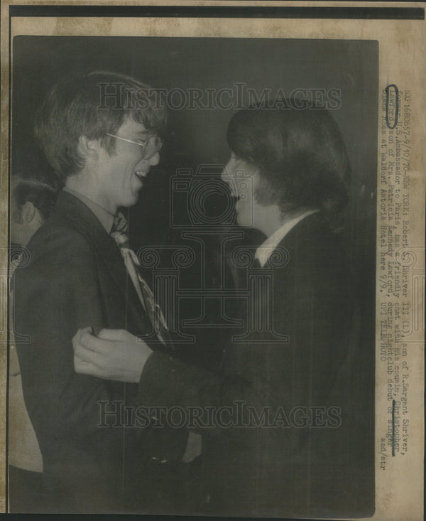 1970 Rober Shriver III and Christopher Lawford at Nightclub Debut ...
