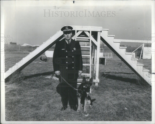 1972 James Roser Police Patrolman Dog - Historic Images