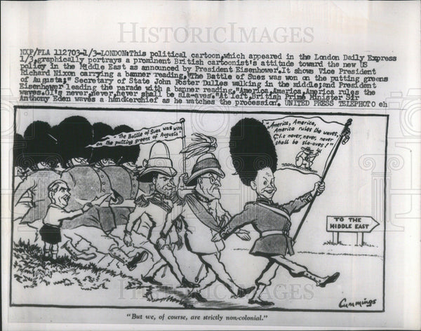Cartoon London Daily Express - Historic Images