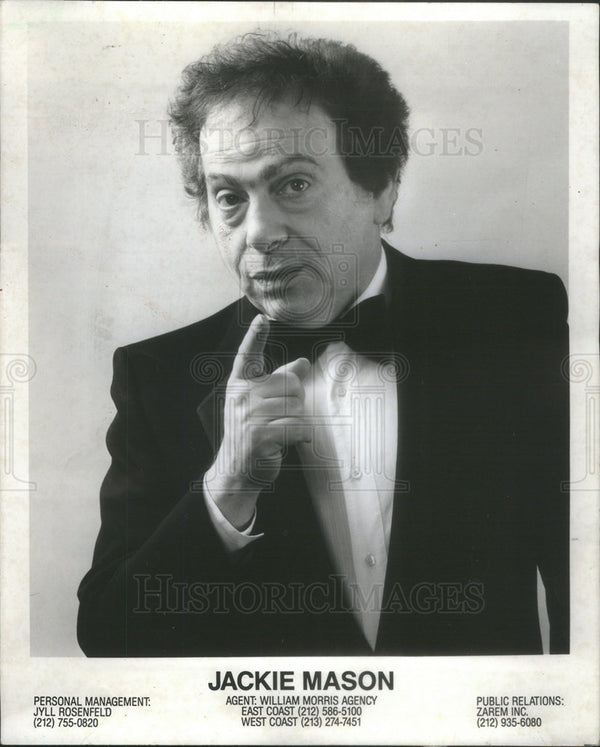 1988 Actor Mason Portrait Agent William Morris Agency - Historic Images