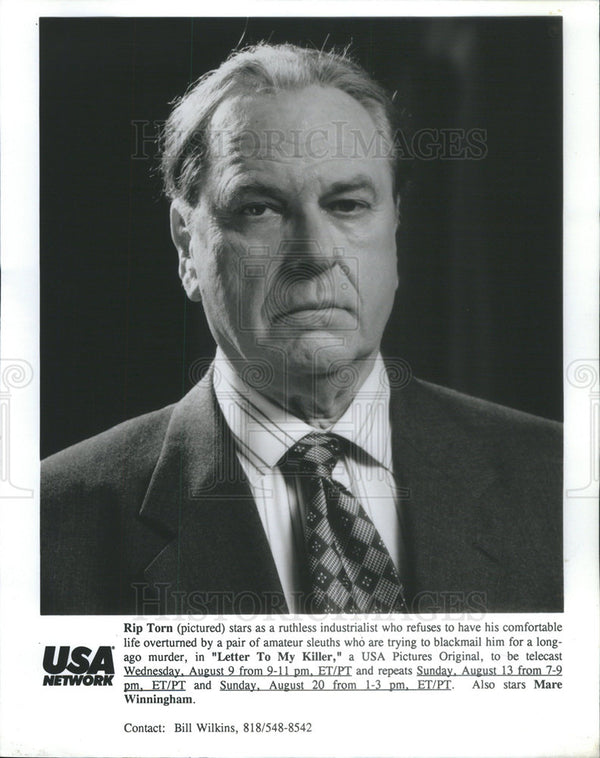 RIP TORN AMERICAN ACTOR TV PROGRAM "LETTER TO MY KILLER" - Historic Images