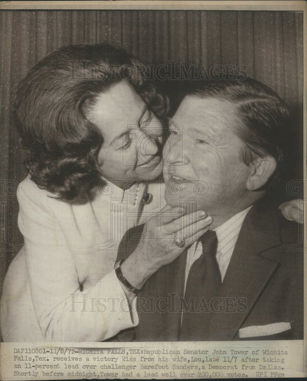 1972 Republican Senator John Tower - Historic Images