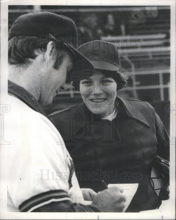 1977 Christine Wren Always in Control a Recent Midwest League Game ...