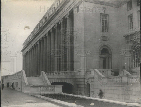 1915 Press Photo Denver Post Office Building Stout Street Side Exterio ...