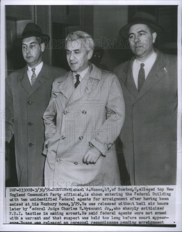 1956 Michael A. Russo Alleged New England Communist Party Official ...