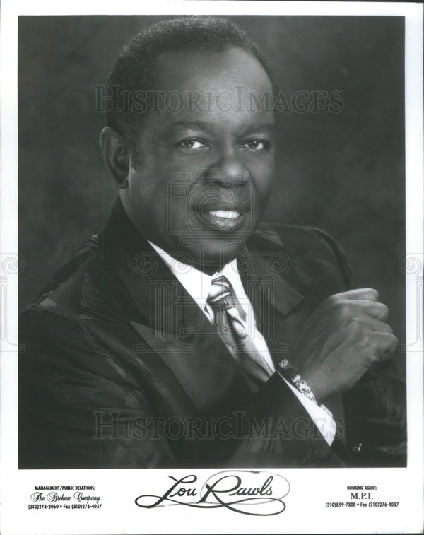Press Press Photo Lou Rawls American jazz and soul singer - Historic Images
