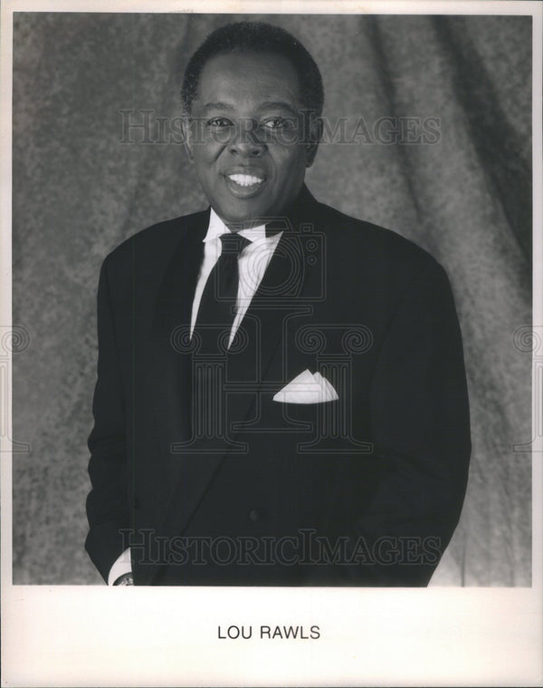 1995 Press Photo Singer Lou Rawls Theatre Actor Entertainer - RSC94987 ...