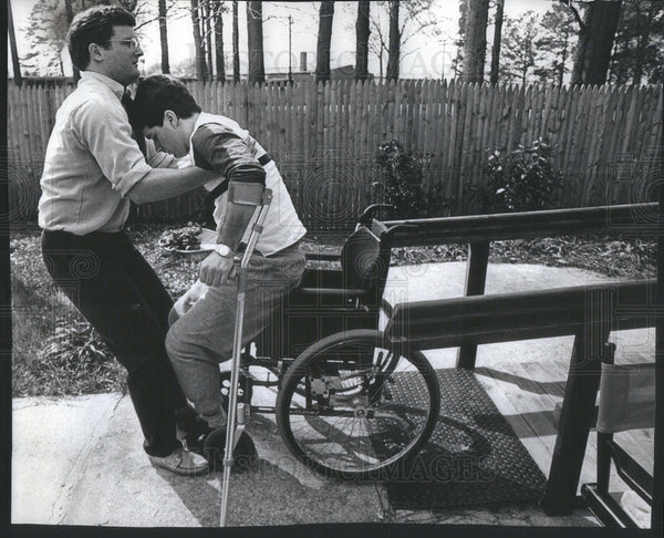 1986 Driving Accident Victim Marc Moss - Historic Images
