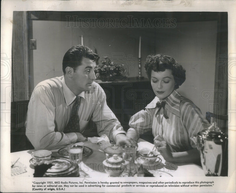 1951 Copy Robert Mitchum And Joyce MacKenzie In "The Racket" - Historic ...