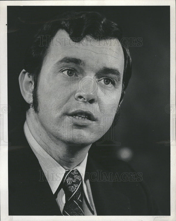 1971 Press Photo Dr. Curtis Plott, Executive Secretary Illinois Educat ...