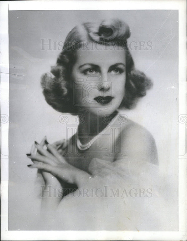 1941 Press Photo Mrs. Jack Forker Chrysler Edith Helen Backus ...